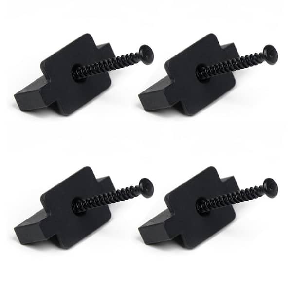 Afoxsos Nylon Black Preloaded Hidden Deck Fasteners Universal Nylon ...