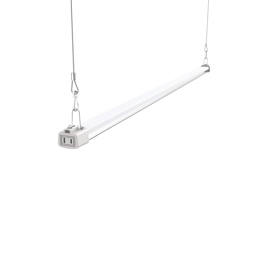 4 ft. Full Spectrum Grow Light Compact Linkable Lighting Fixture for ...