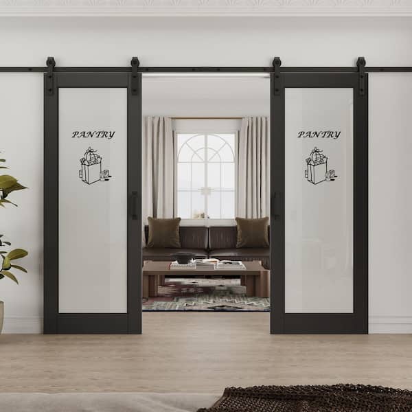 Reviews for ARK DESIGN 64 in. x 80 in. 1-Lite Frosted Glass Unfinished ...