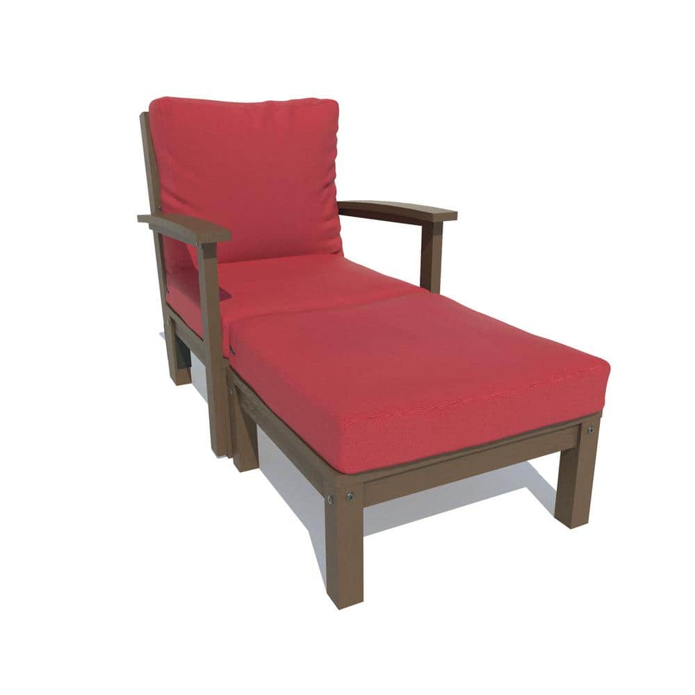 Highwood Bespoke Deep Seating Chaise Firecracker Red ACE AD-DSSC02-FR ...