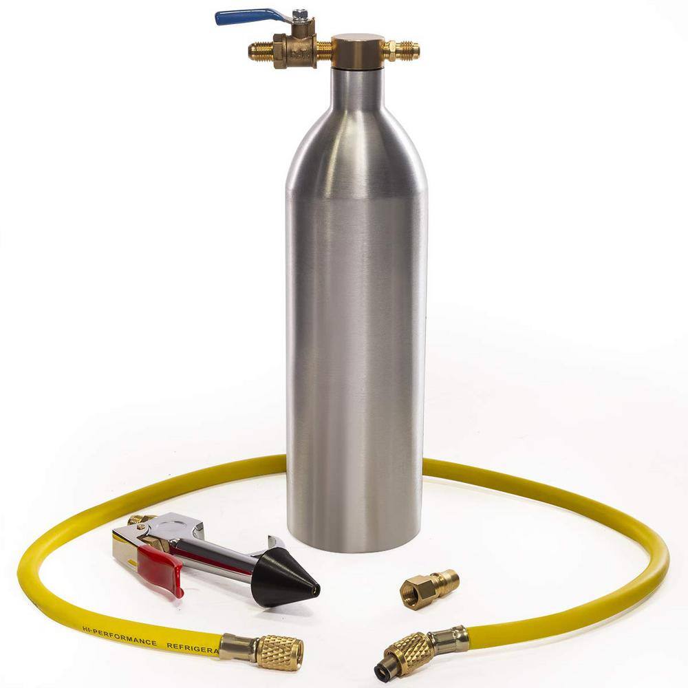 XtremepowerUS HVAC A/C Air Conditioner System Flush Canister Gun Kit ...