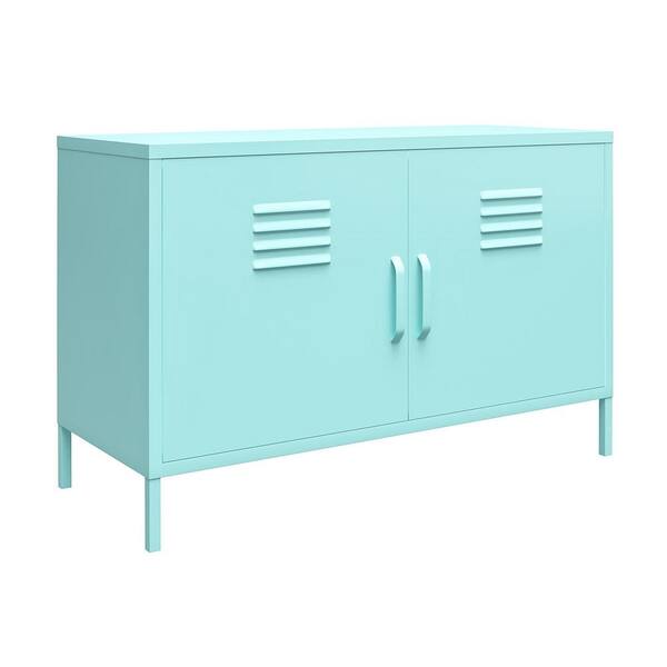Novogratz Cache Mint 2-Door Metal Locker Accent Cabinet 4012811COM ...