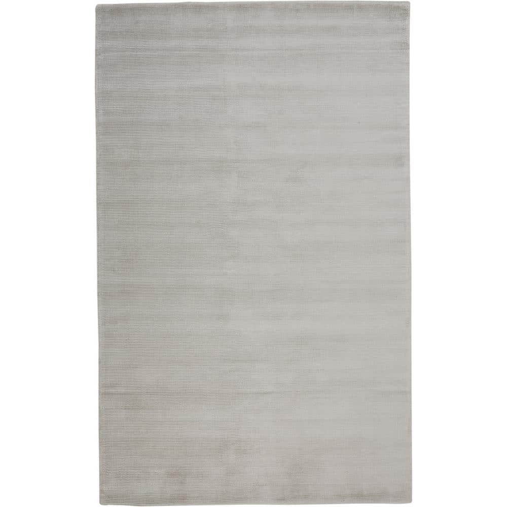 HomeRoots 2 x 3 Gray Solid Color Area Rug 2000511354 - The Home Depot