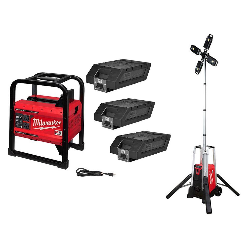 Milwaukee MX FUEL 3600-Watt/1800-Watt Push Start Battery Powered ...