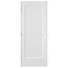Masonite 32 in. x 80 in. 2-Panel Logan Solid Core Right Hand White ...