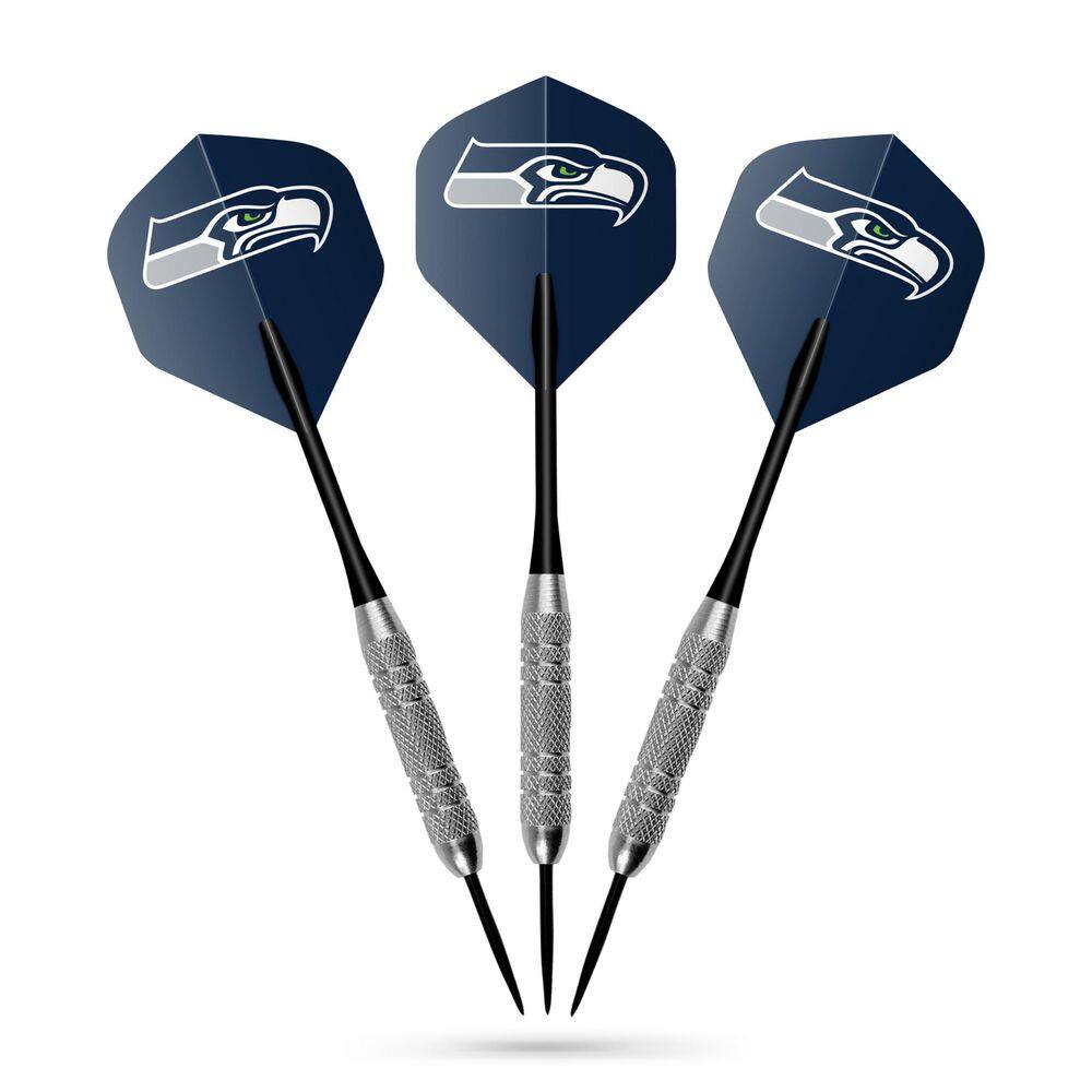 Seattle Seahawks 75 in. W x 5 in. L x 8.5 in. H 23G Dart Set and Case ...