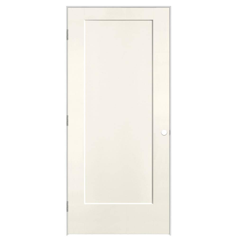 Masonite 36 in. x 80 in. 1-Panel Lincoln Park Right-Hand Hollow Core ...