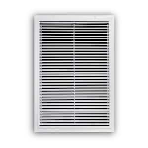 TruAire 18 in. x 30 in. White Aluminum Fixed Bar Return Air Filter ...