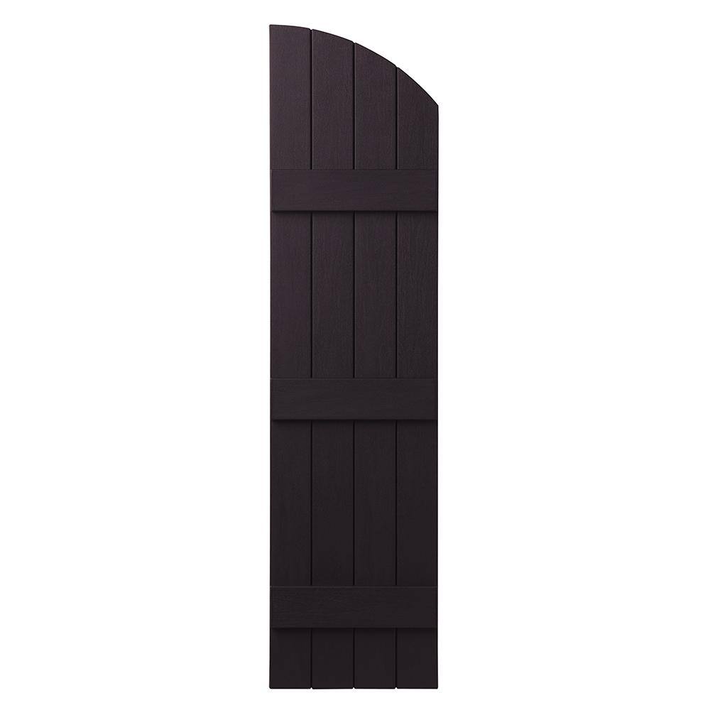 Ply Gem 15 in. x 61 in. Polypropylene Plastic Arch Top Closed Board and ...