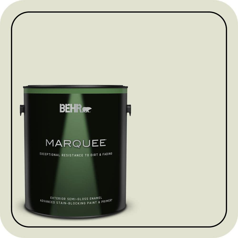 BEHR MARQUEE 1 gal. #S370-1 Positive Energy Semi-Gloss Enamel Exterior ...