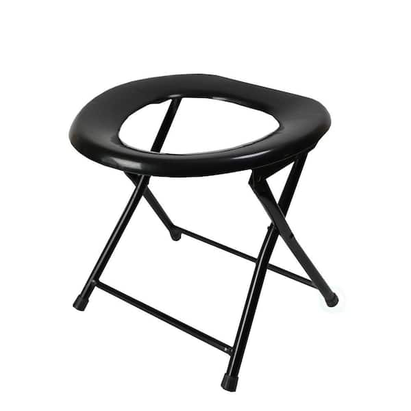 PLAYBERG Folding Portable Elongated Non-Electric Waterless Toilet for ...