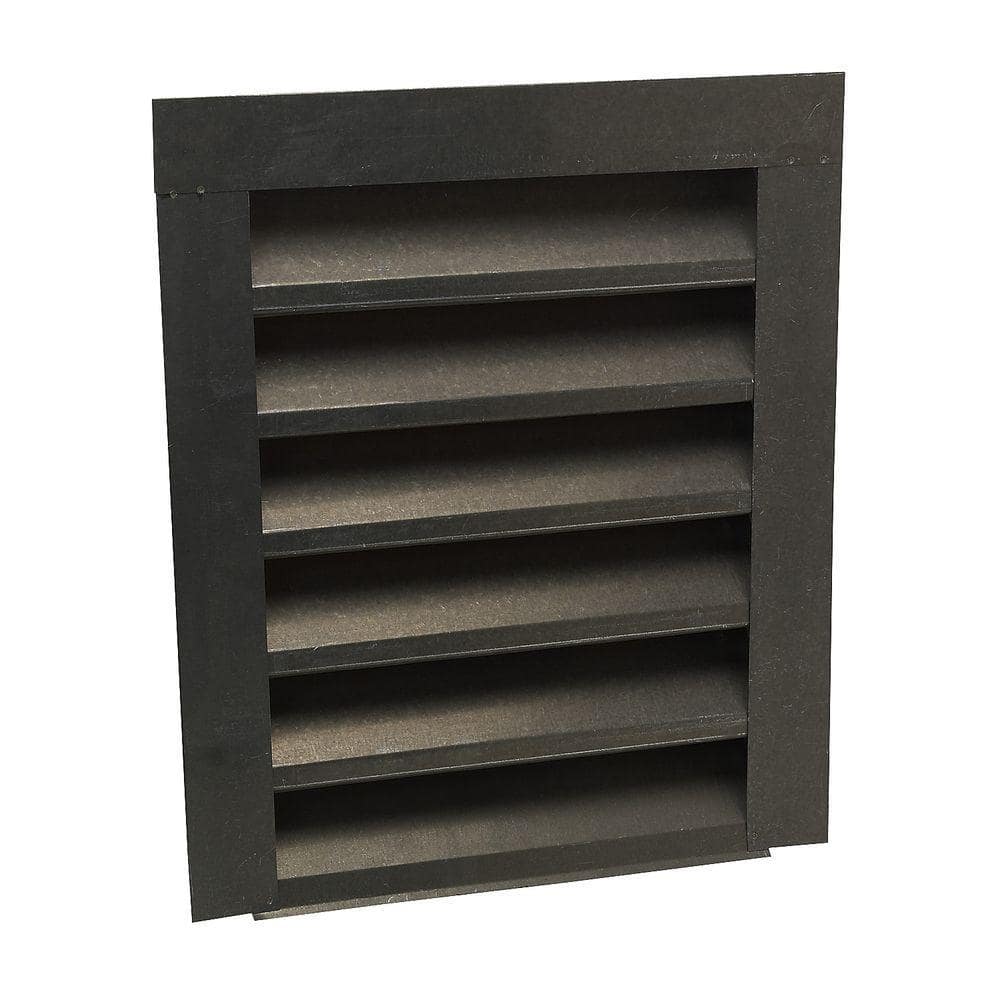 Gibraltar Building Products 14 in. x 18 in. Rectangular Gray Steel ...