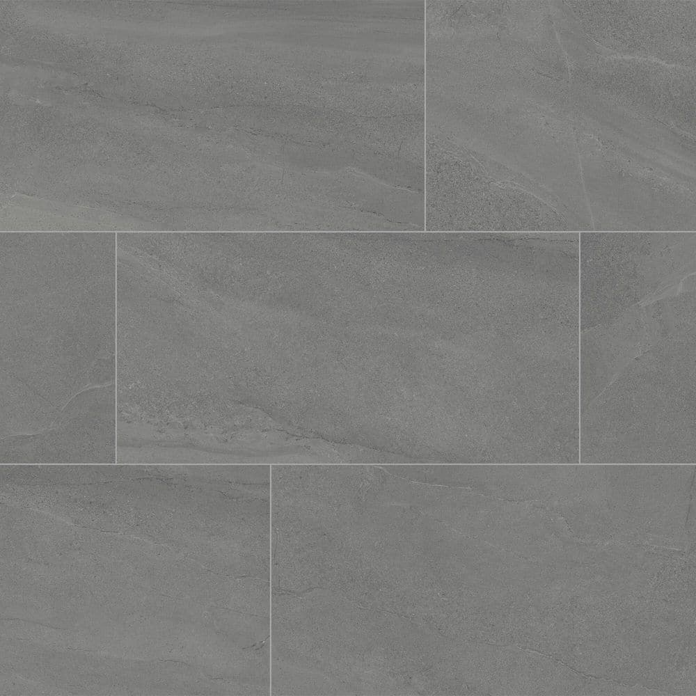 Daltile Calgary Armor 24 in. x 48 in. Polished Porcelain Floor and Wall ...