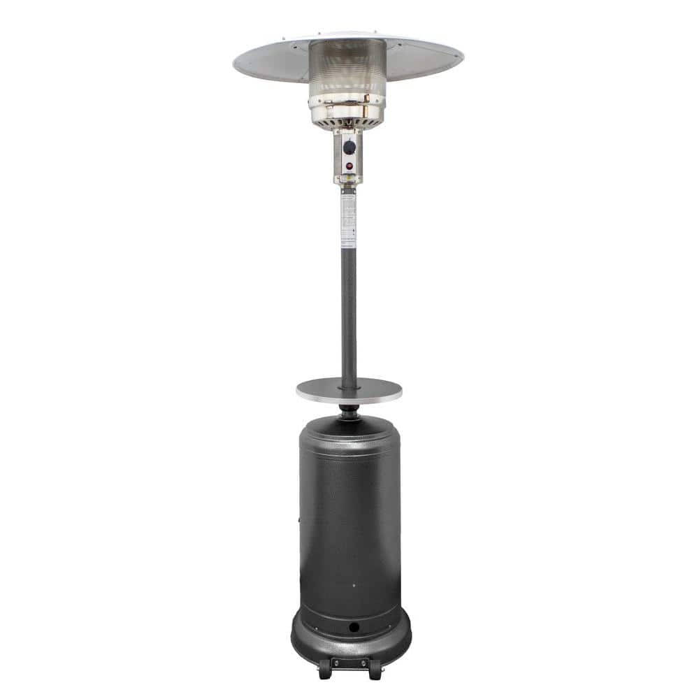 AZ Patio Heaters 48,000 BTU Hammered Silver Propane Patio Heater HLDS01 ...