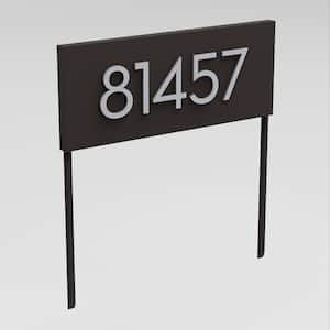 POST & PORCH Welcome Home Rectangle Address Yard Sign welcome-brown ...