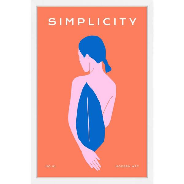 "Simplicity No 01" by Marmont Hill Framed People Art Print 24 in. x 16 ...