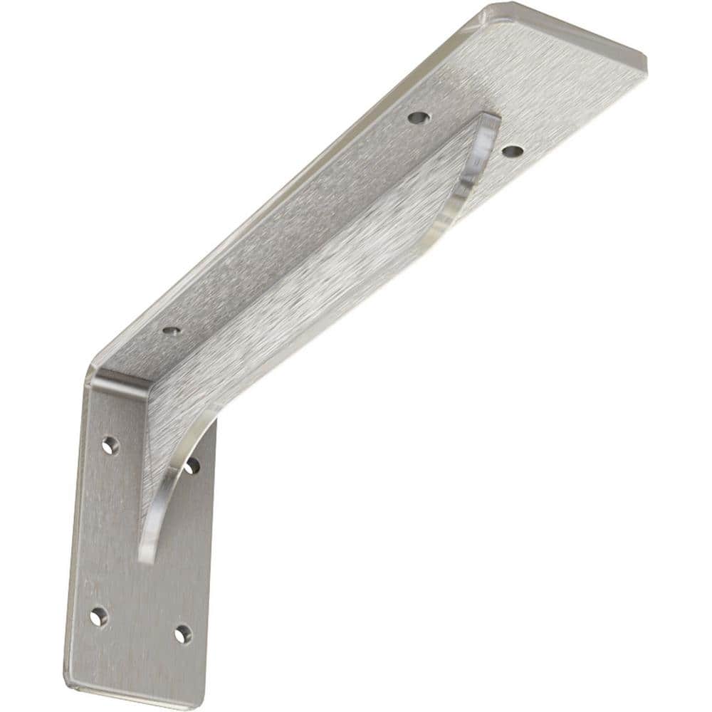 Ekena Millwork 2 in. x 4 3/4 in. x 10 in. Stainless Steel Embrey Steel ...