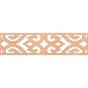 Ekena Millwork Keene Fretwork 0.25 in. D x 46.5 in. W x 6 in. L Hickory ...