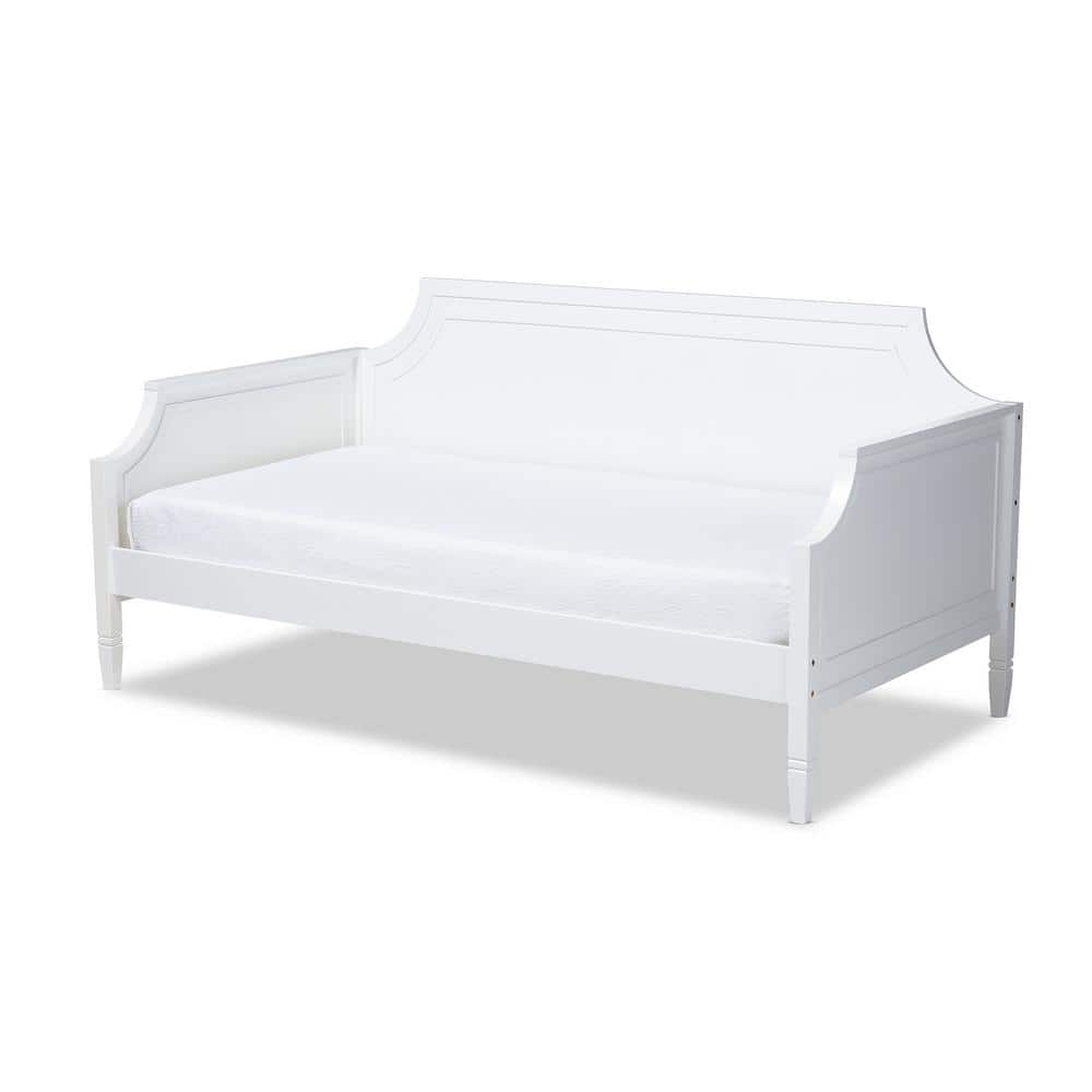 Baxton Studio Mariana White Twin Daybed 158-9640-HD - The Home Depot