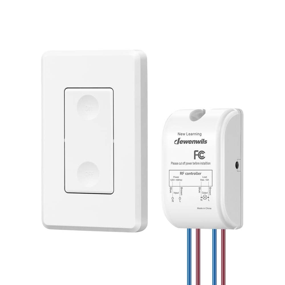 DEWENWILS Wireless Remote Control Wall Light Switch Kit Light Switch ...