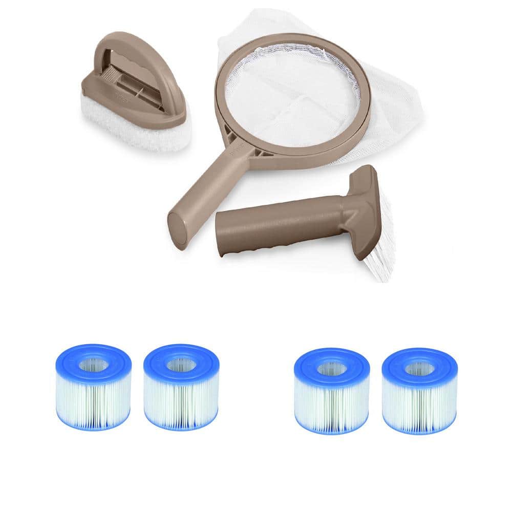 Intex Hot Tub Maintenance Kit and Type S1 Filter Cartridges (2-Pack ...