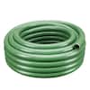 HYDROMAXX 3 in. Dia x 50 ft. Green Heavy-Duty Flexible PVC Suction and Discharge Hose 6107300050 ...
