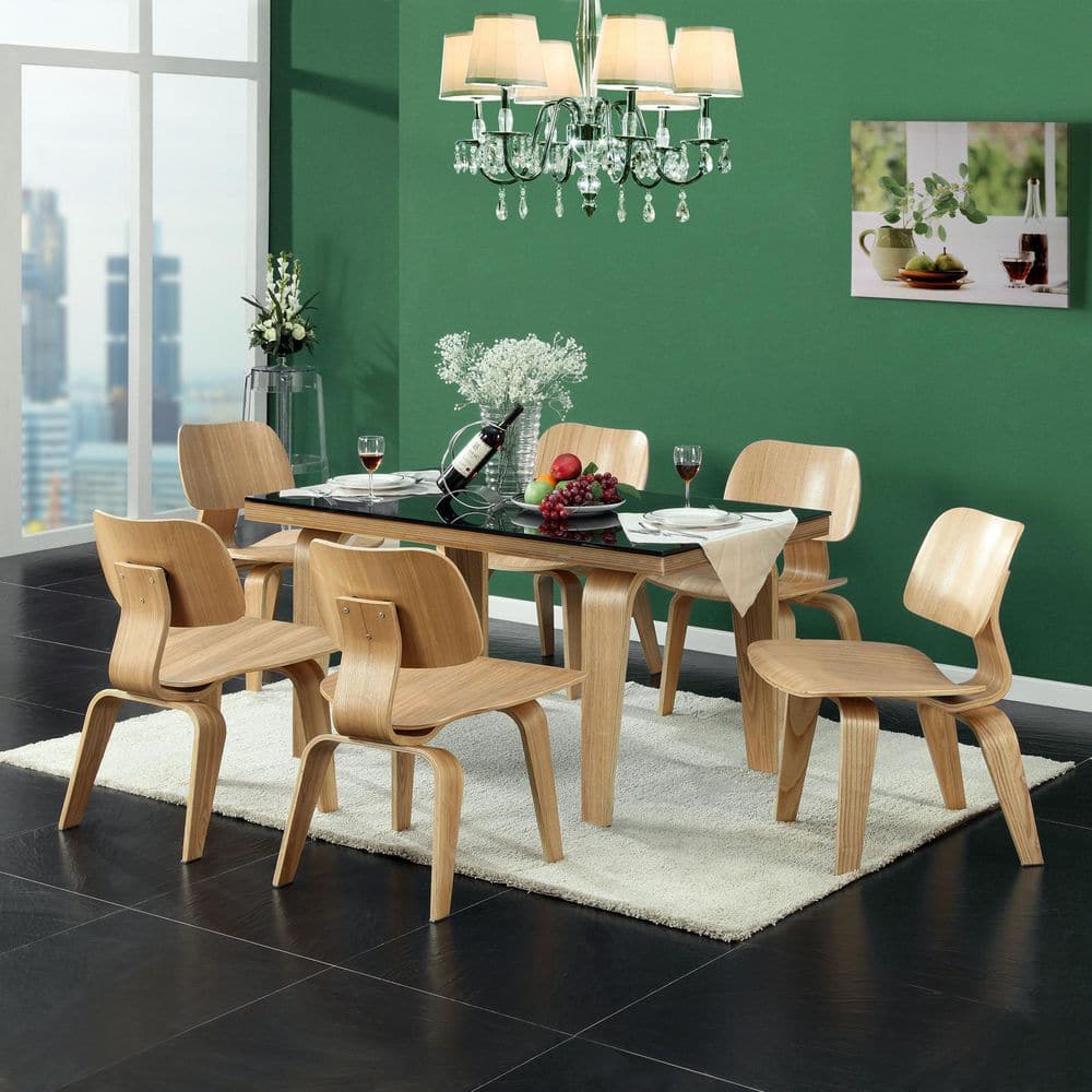 Reviews for MODWAY Fathom Mid-Century Modern Molded Plywood Six Kitchen ...