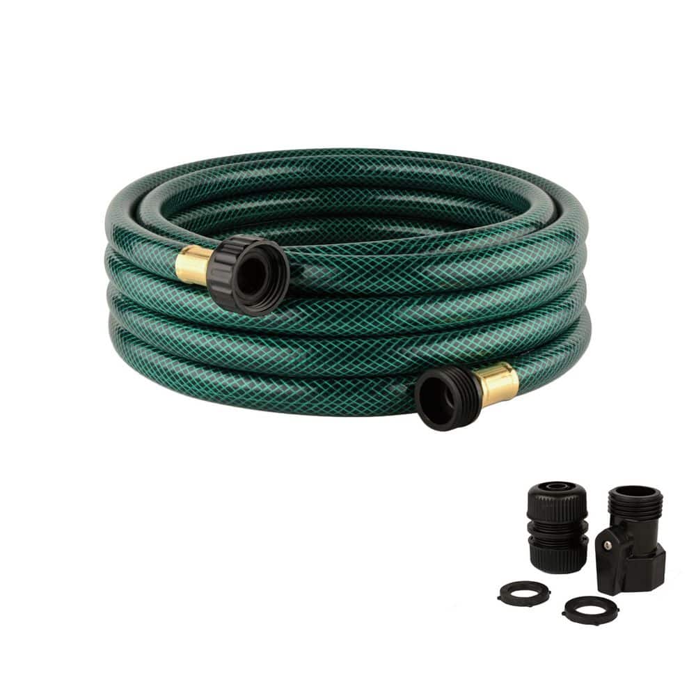 Misopily Flexible Garden Hose 1/2 x 25 Feet Heavy-Duty Outdoor Water ...