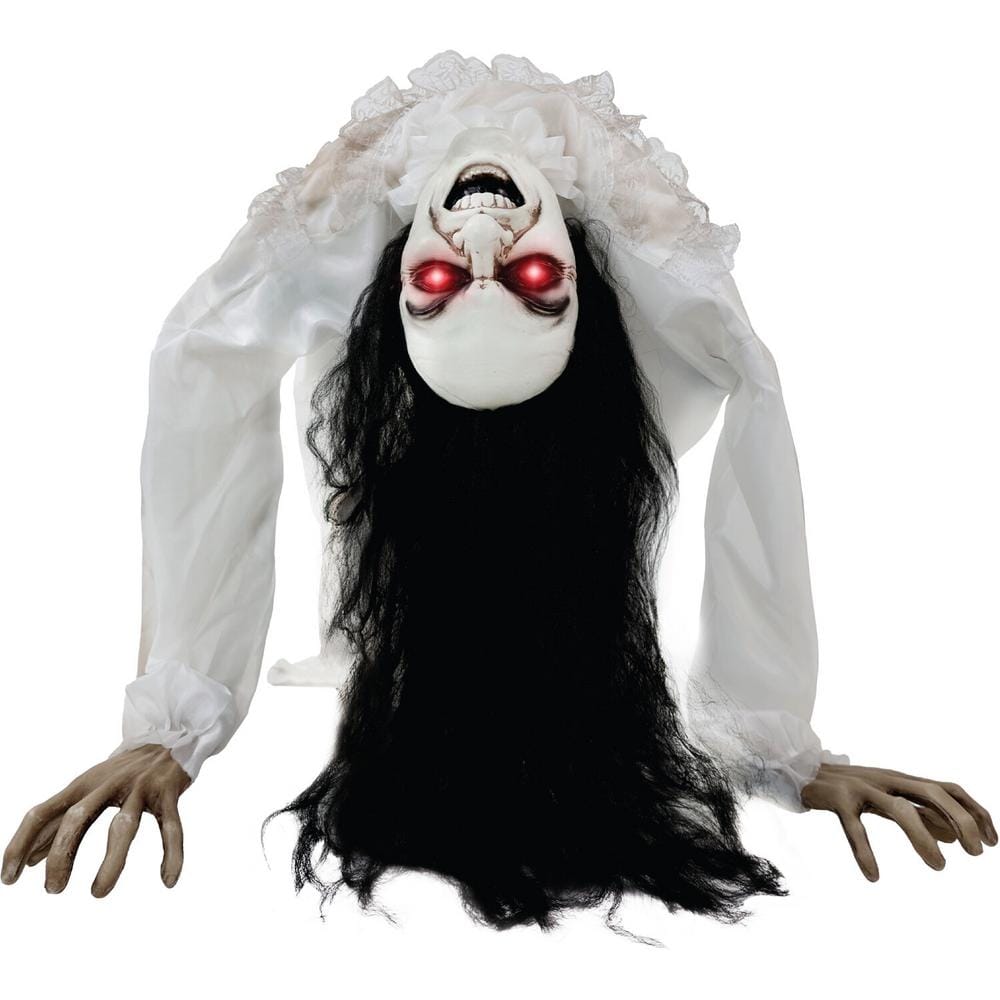 Haunted Hill Farm 35 in. Lifesize Animatronic Possessed Woman with ...