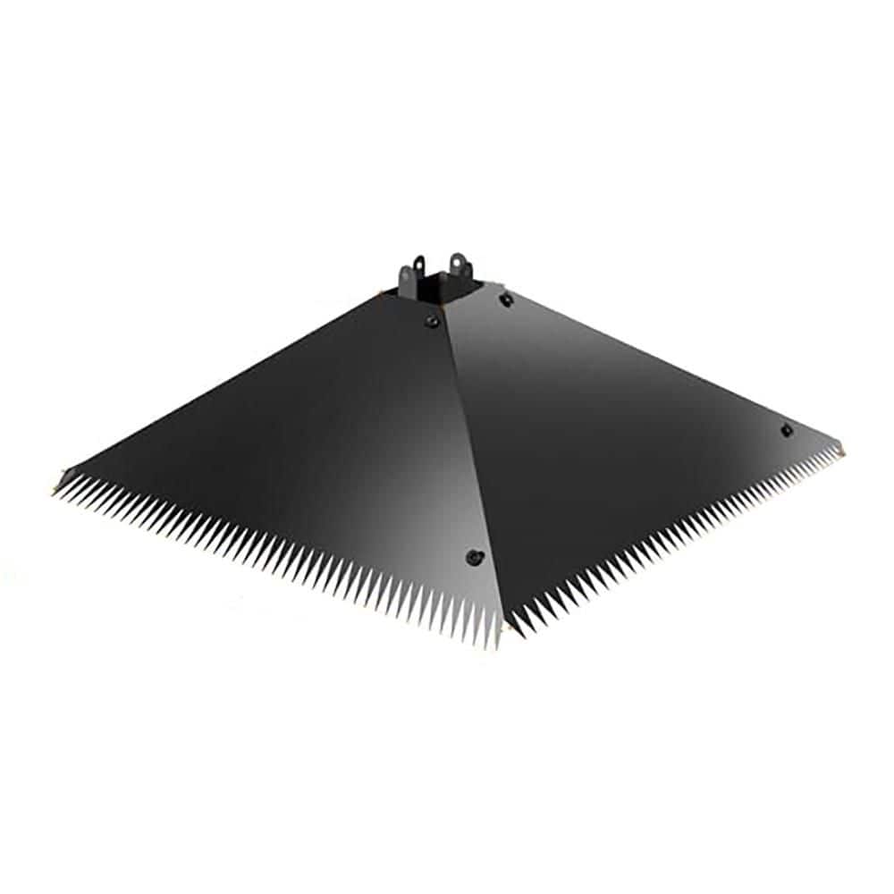 Justincity 17 In. Square Metal Non-Electric Squirrel Guard with Spikes ...