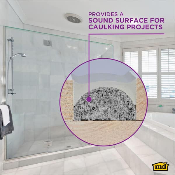 M-D Building Products 1 in. x 10 ft. Gray Foam Backer Rod Weatherstrip ...