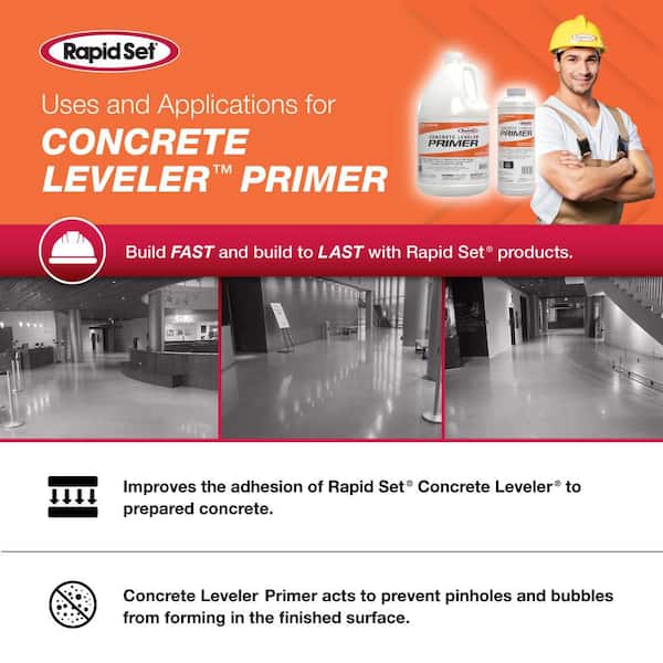 Rapid Set 1 Gal. Concrete Leveler Primer 191040000 - The Home Depot