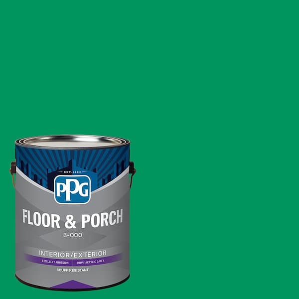 Reviews for PPG 1 gal. PPG1227-7 Green Gloss Satin Interior/Exterior ...