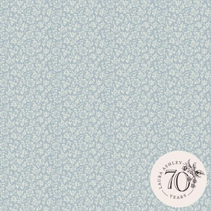 Laura Ashley Pinford Trellis Pale Seaspray Blue Removable Wallpaper ...