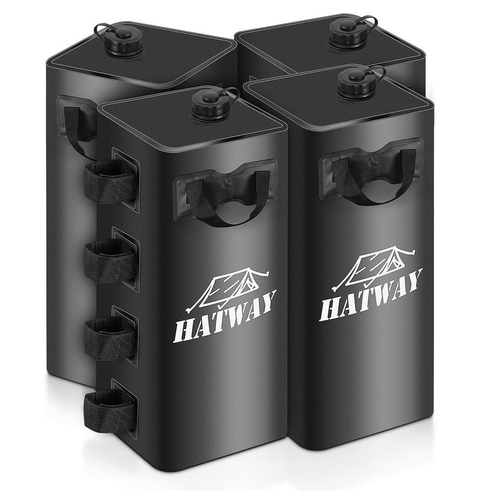 Angel Sar 220 lb. Black Canopy Water Weight Bag, Water Tent Weights for ...