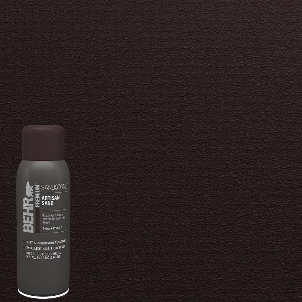 BEHR PREMIUM 12 oz. Artisan Sand Flat Interior/Exterior Spray Paint ...