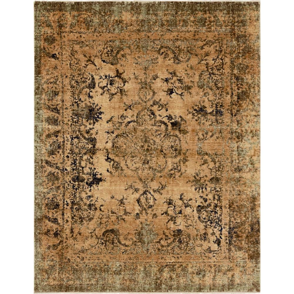 Unique Loom Tan 4 ft. x 6 ft. Graham Rug 3144461 - The Home Depot