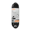 HDX 8 ft. 16/3 Light Duty Indoor Tight Space Multi-Outlet Extension ...