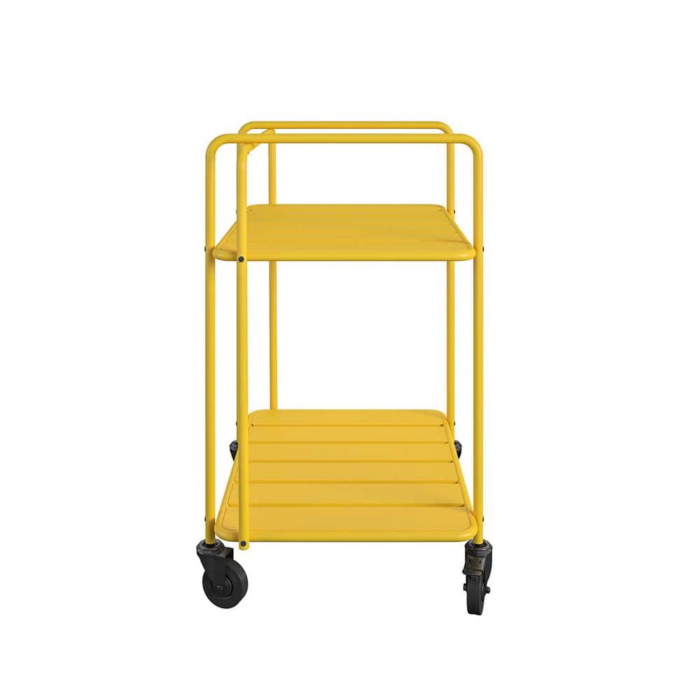 Novogratz Penelope Outdoor/Indoor Cart, Yellow 88508YLW1E - The Home Depot