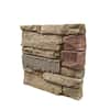GenStone Stacked Stone Desert Sunrise 12 in. x 12 in. Faux Stone Siding ...