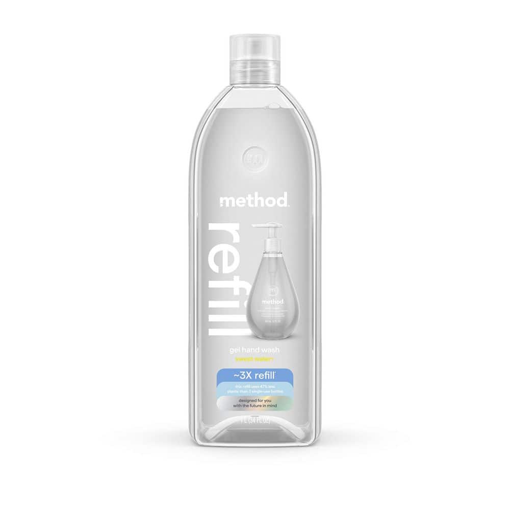 Method 34 oz. Sweet Water Gel Hand Soap Refill 378682 - The Home Depot