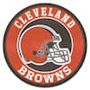 FANMATS NFL Cleveland Browns Brown 2 ft. Round Area Rug 17681 - The ...