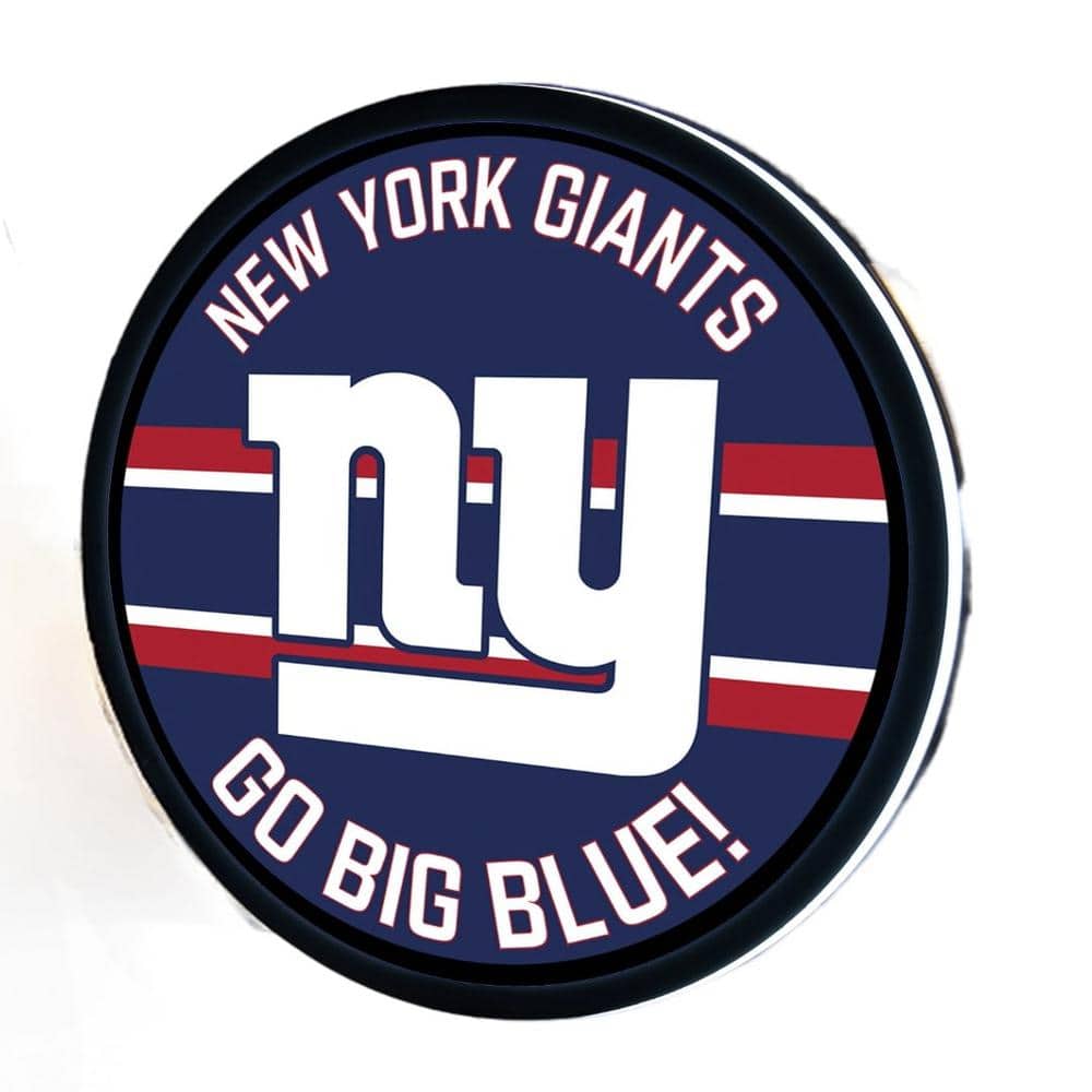 Evergreen New York Giants 15 in. Round Plug-in LED Lighted Sign ...