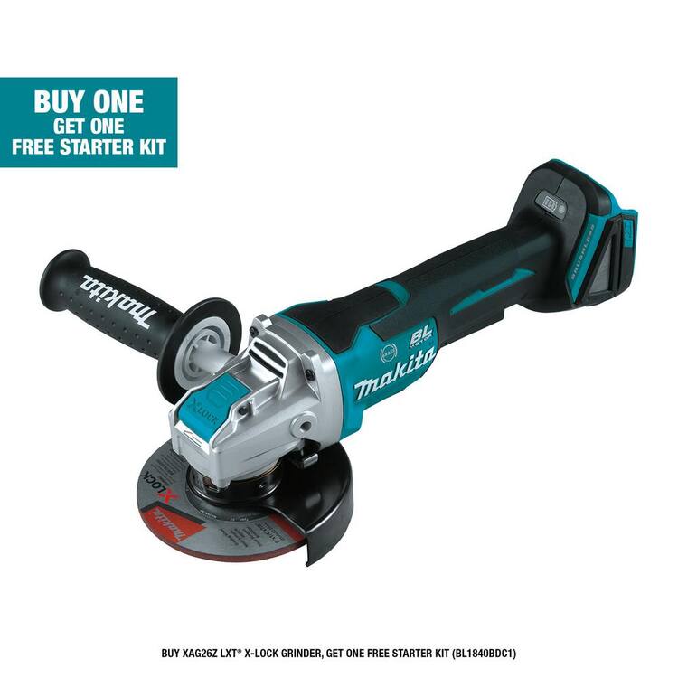 Makita 18V LXT Lithium-Ion Brushless Cordless 4-1/2 in./5 in. Paddle ...