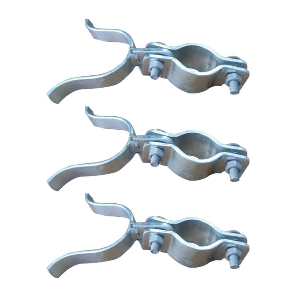 Wellco 2-3/8 in. Chain Link Fence Gate Post Hinge Hardware Set (3-Set ...