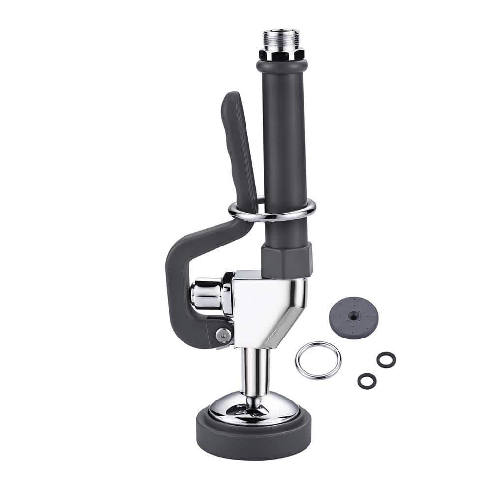 WOWOW 7/8-20UNEF Pre Rinse Sprayer with Gray Handle Rubber Nozzles for ...