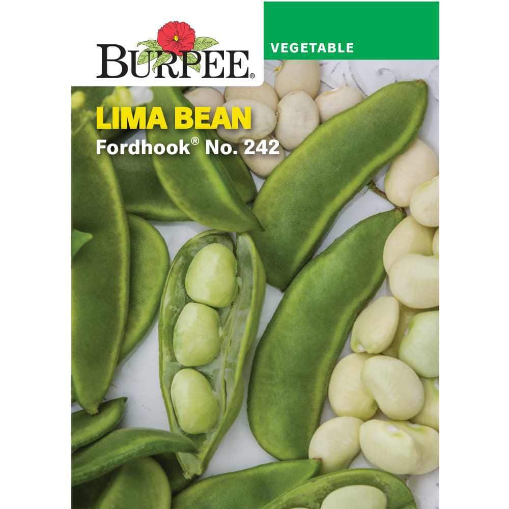 Burpee Garden Bean Bush Lima Fordhook No 242 Vegetable Seed 65358 - The ...