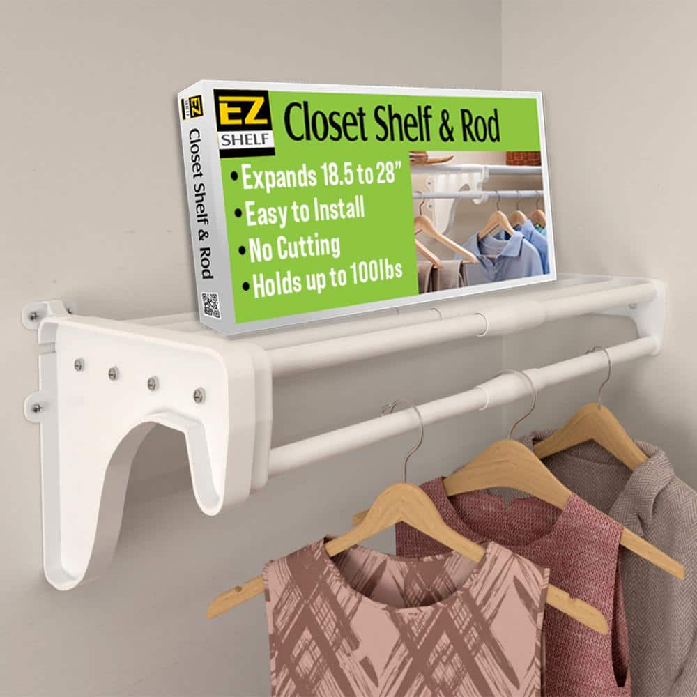 Reviews for EZ Shelf Expandable, Shelving with Rod-Easy Install,18.5 in ...