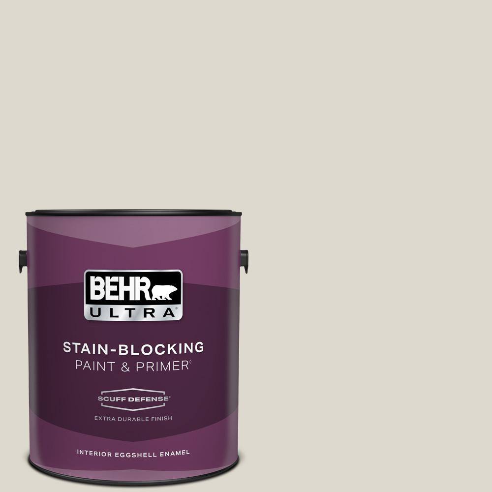 BEHR ULTRA 1 gal. #N320-1 Campfire Ash Extra Durable Eggshell Enamel ...