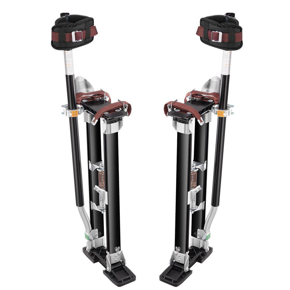 SKYSHALO Drywall Stilts Aluminum Tool Stilts 24 to 40 in. Adjustable ...